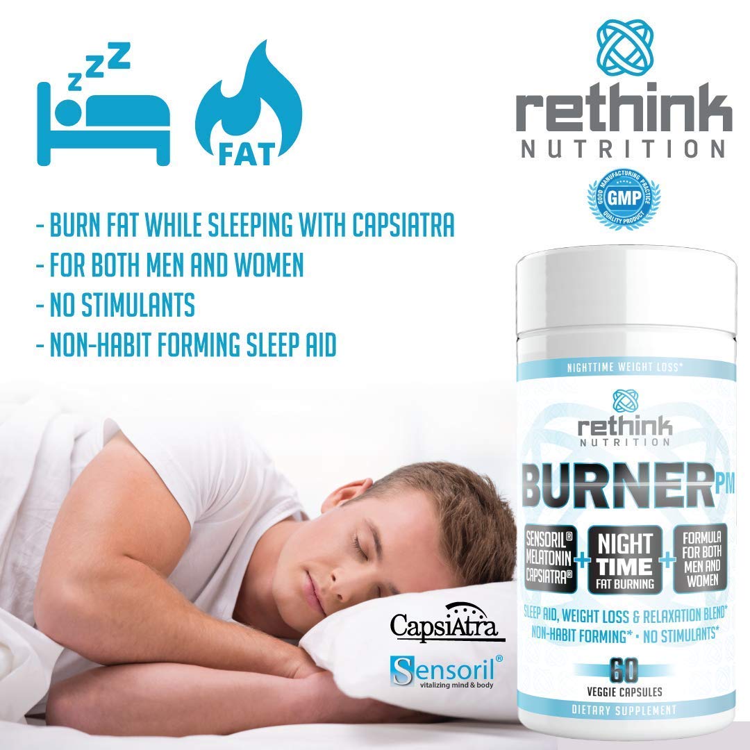 Nighttime Fat Burner for Sleep and Relaxation. Made for women and men ...